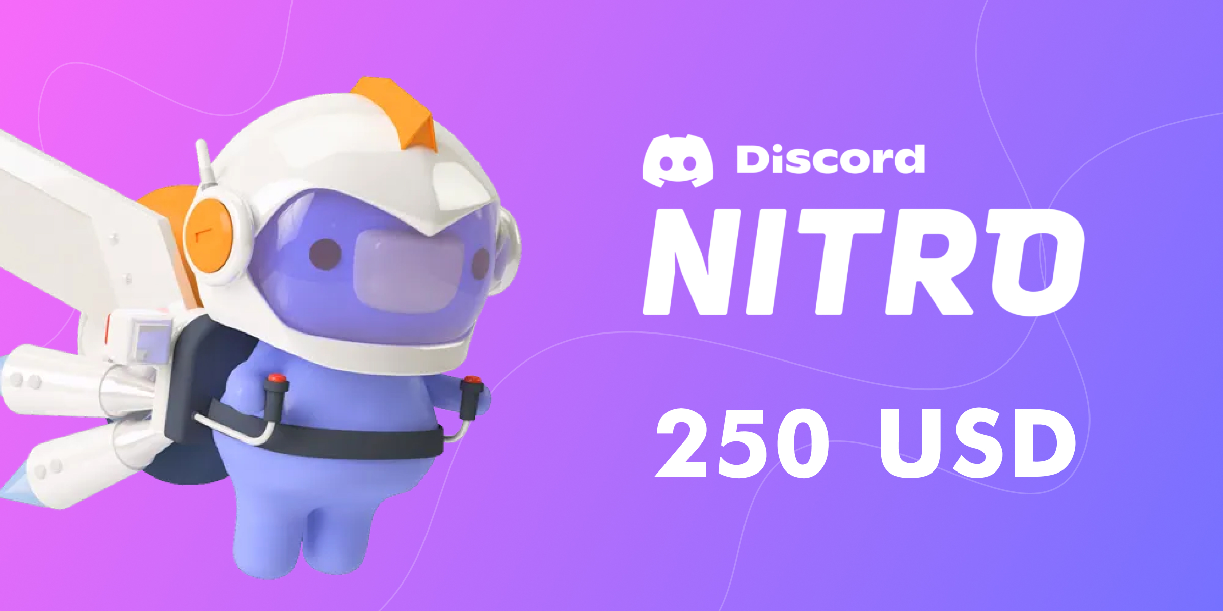 Buy Discord Nitro $250 Gift Card (Global) Best Price | SmartCDKeys